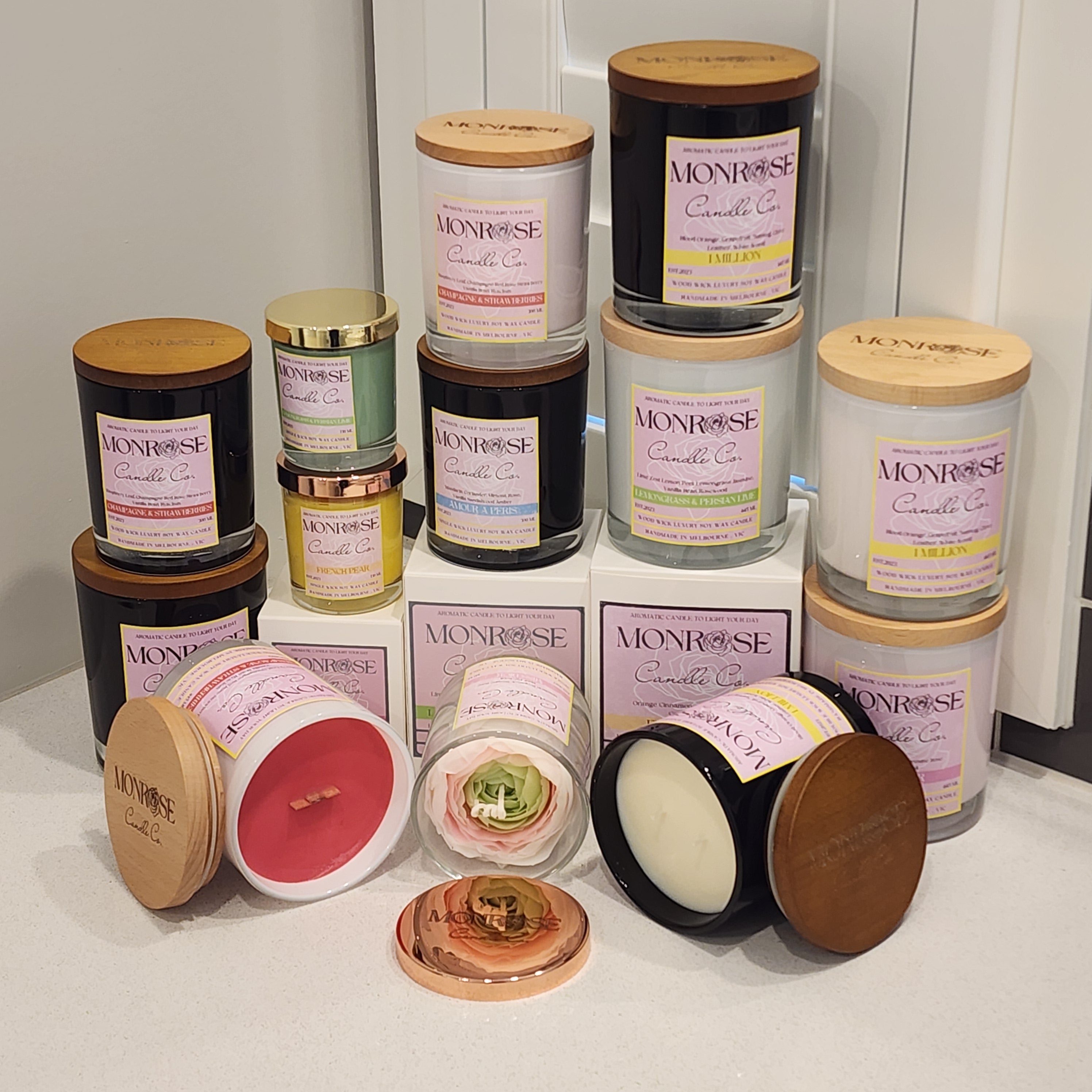 Classic Jar Candles – MONROSE CANDLE CO.